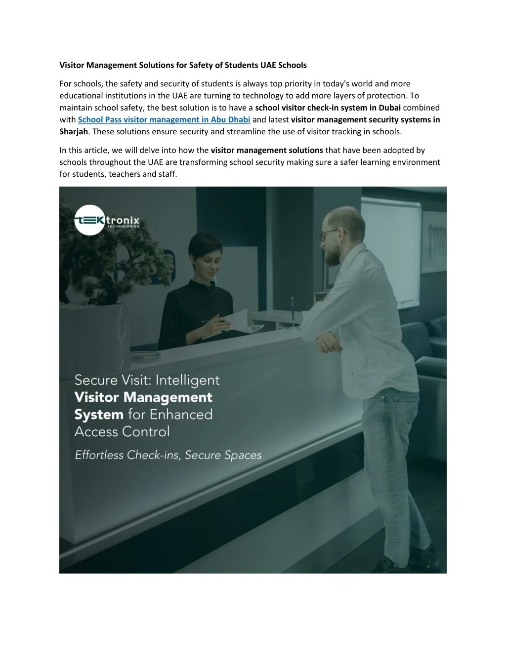 PPT - Ensure Student Safety with Visitor Management Solutions ...