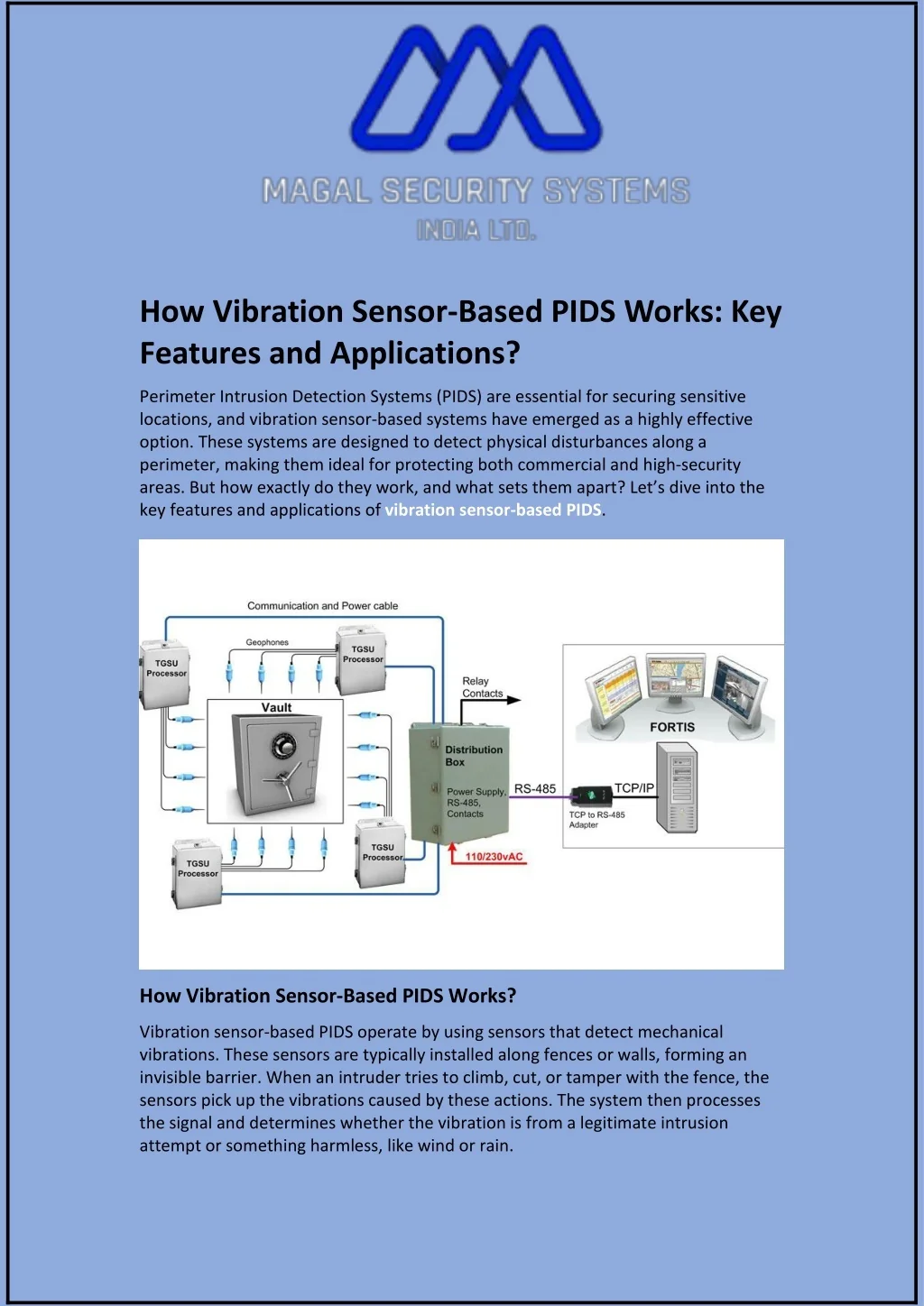PPT - How Vibration Sensor Based PIDS Works and Key Features and ...