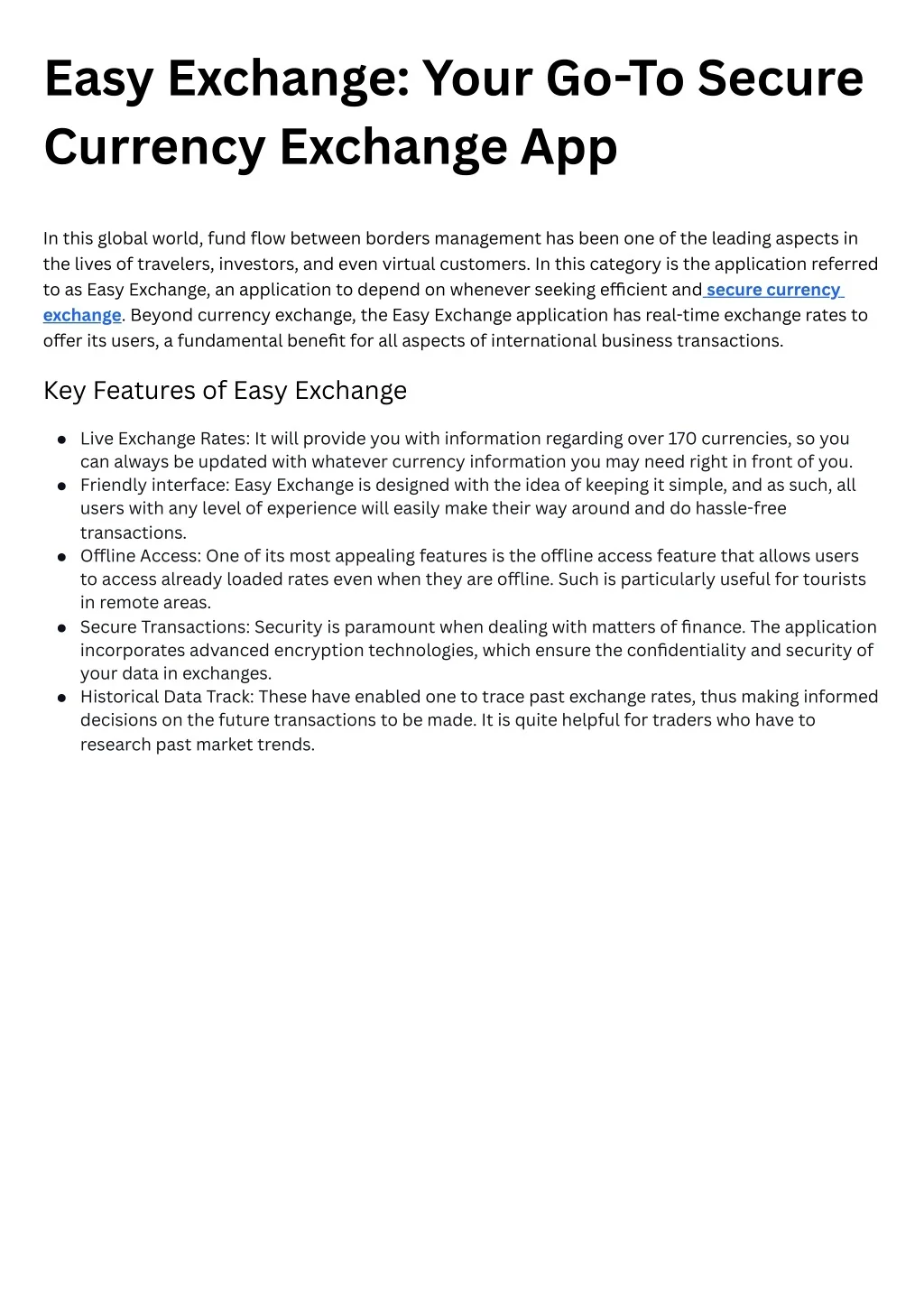 PPT - Easy Exchange Your Go-To Secure Currency Exchange App PowerPoint ...
