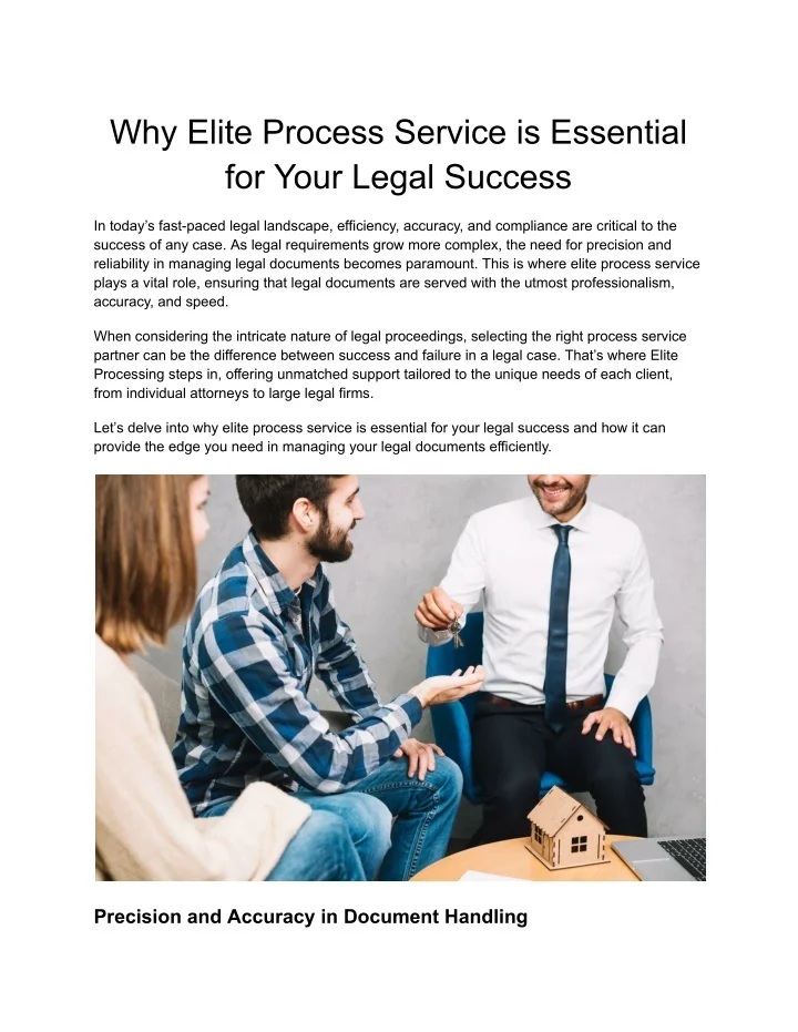 PPT - Why Elite Process Service is Essential for Your Legal Success (3) PowerPoint Presentation ...