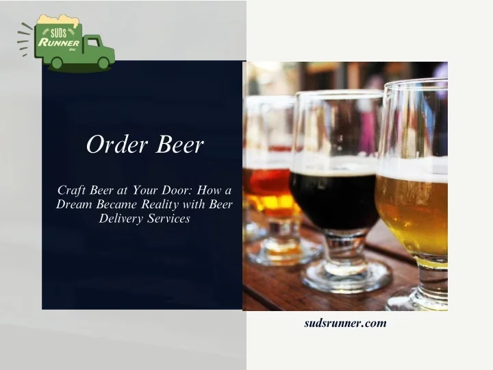 PPT - Order Beer PowerPoint Presentation, free download - ID:13642388