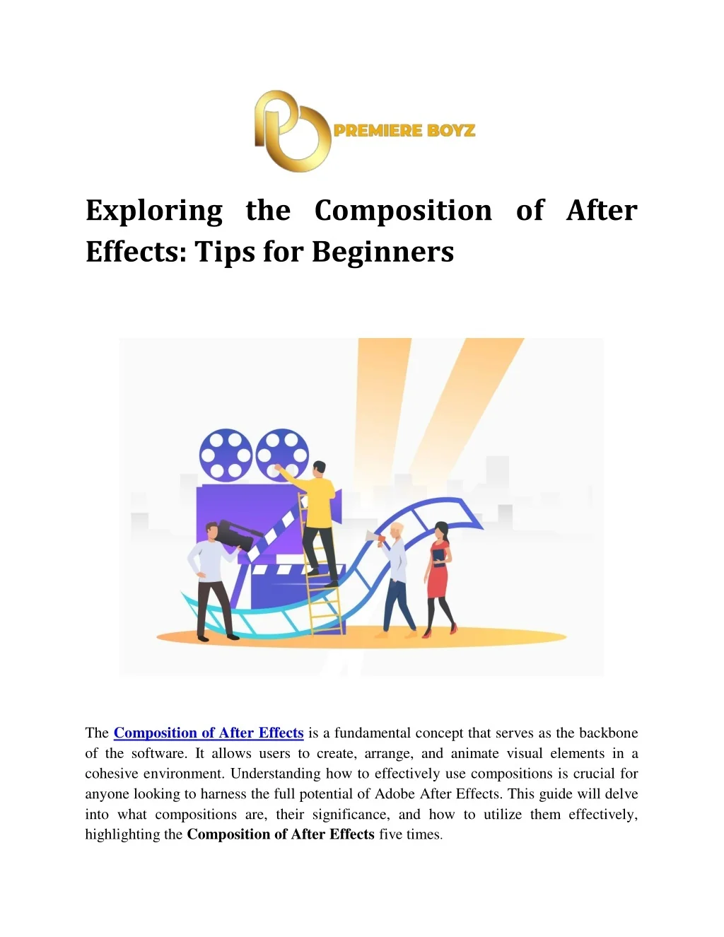 PPT - Exploring the Composition of After Effects PowerPoint ...