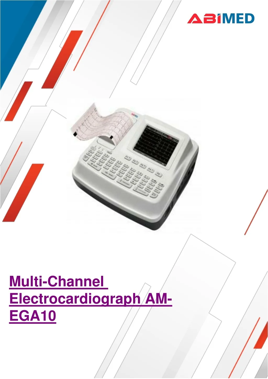 PPT - Multi-Channel-Electrocardiograph PowerPoint Presentation, free ...