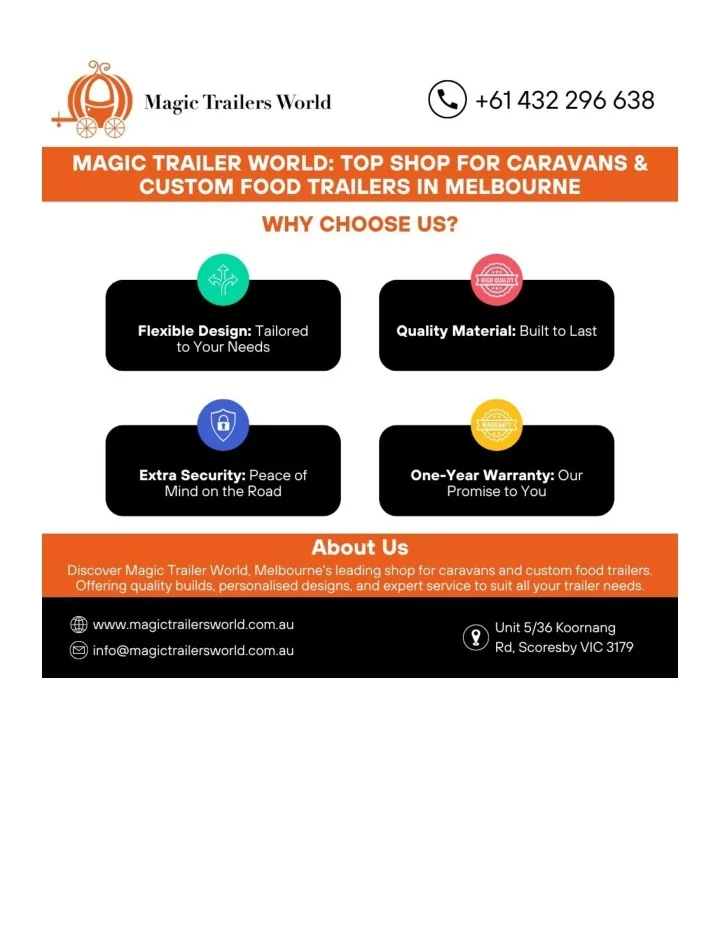 PPT - Food Trailers and Caravans for Sale at Magic Trailers World ...