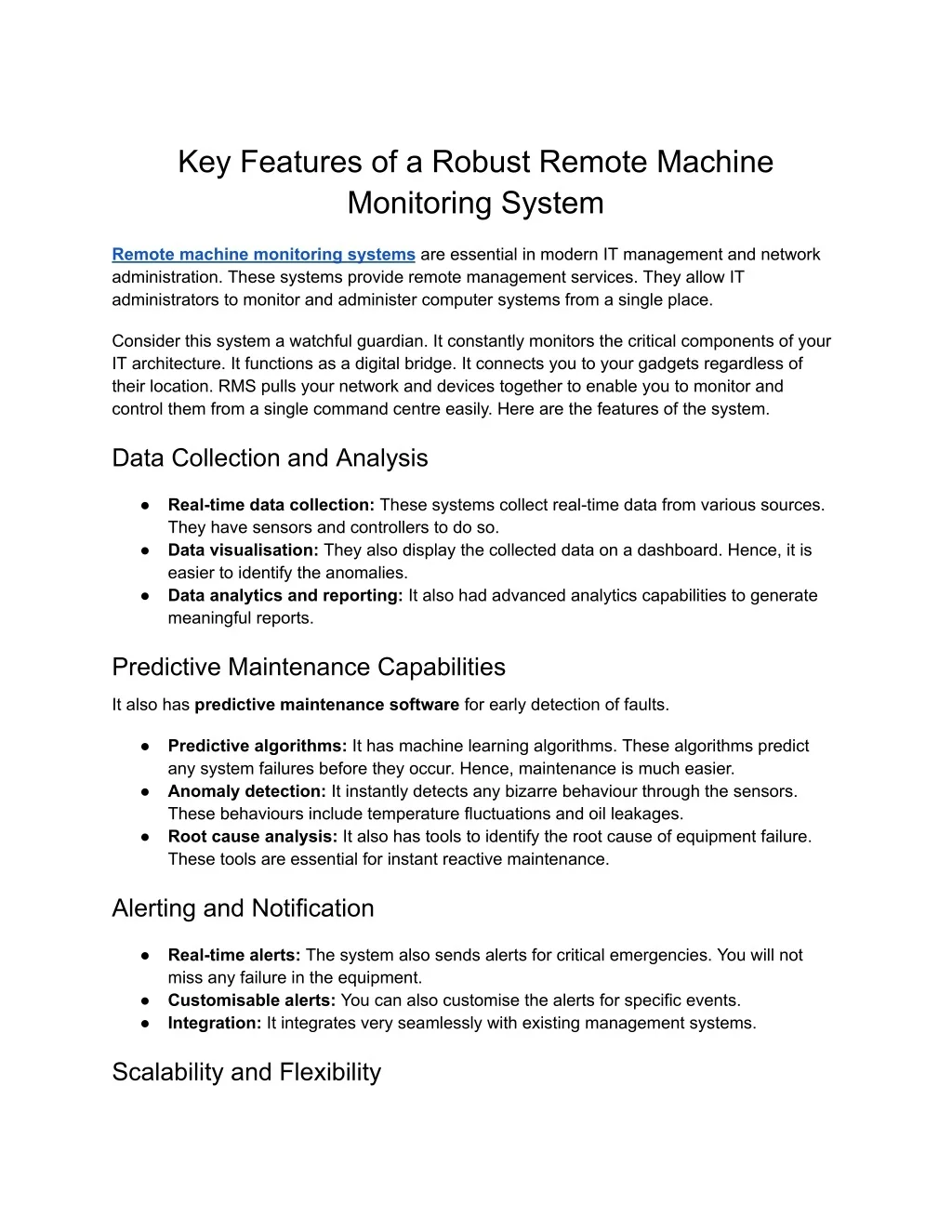 PPT - Prescient- Key Features of a Robust Remote Machine Monitoring ...