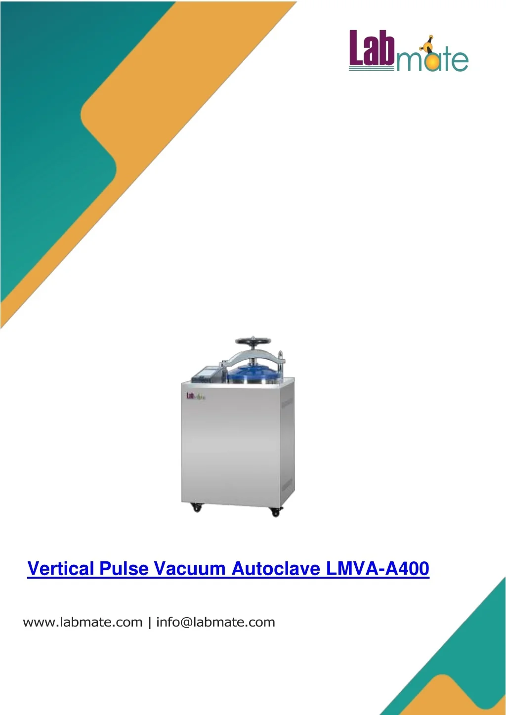 PPT - Vertical Pulse Vacuum Autoclave LMVA-A400 PowerPoint Presentation ...