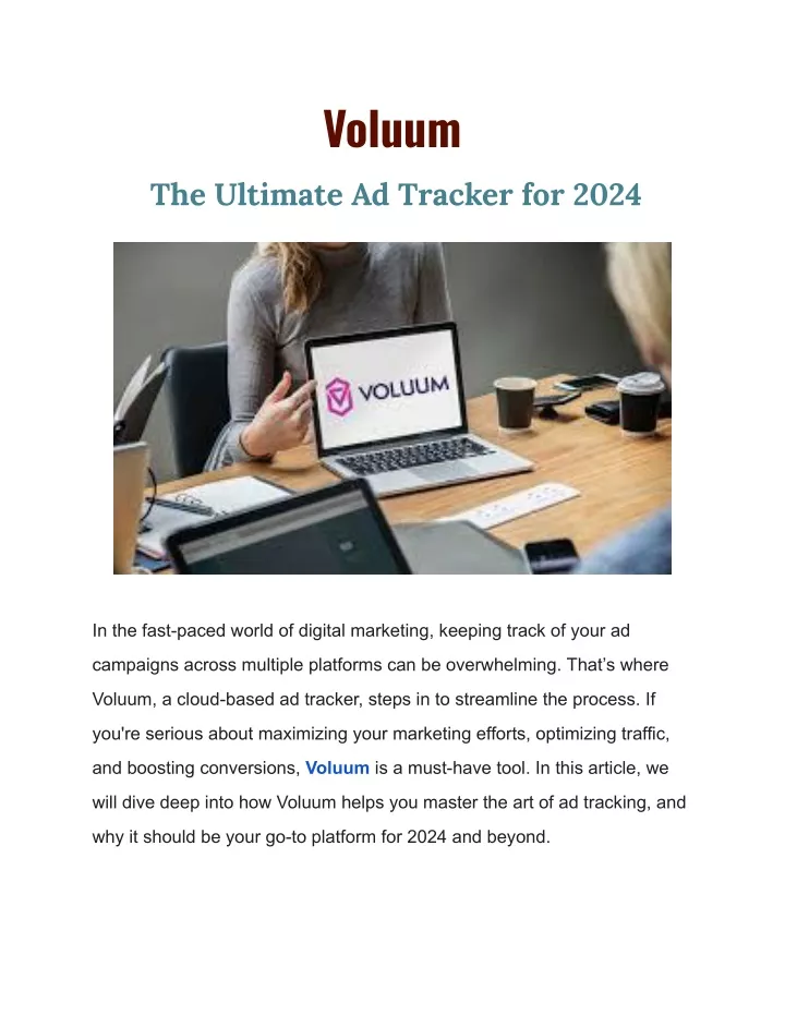 PPT - Unlock Your Marketing Potential with Voluum: The Ultimate Ad ... PPT - Unlock Your Marketing Potential with Voluum: The Ultimate Ad ...