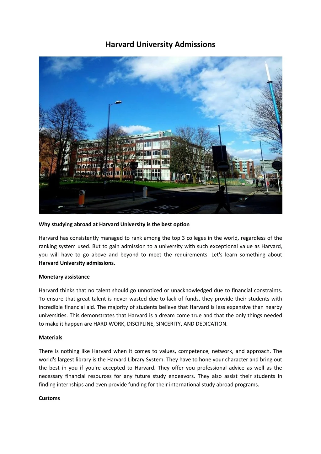 PPT - Harvard University Admissions PowerPoint Presentation, free ...