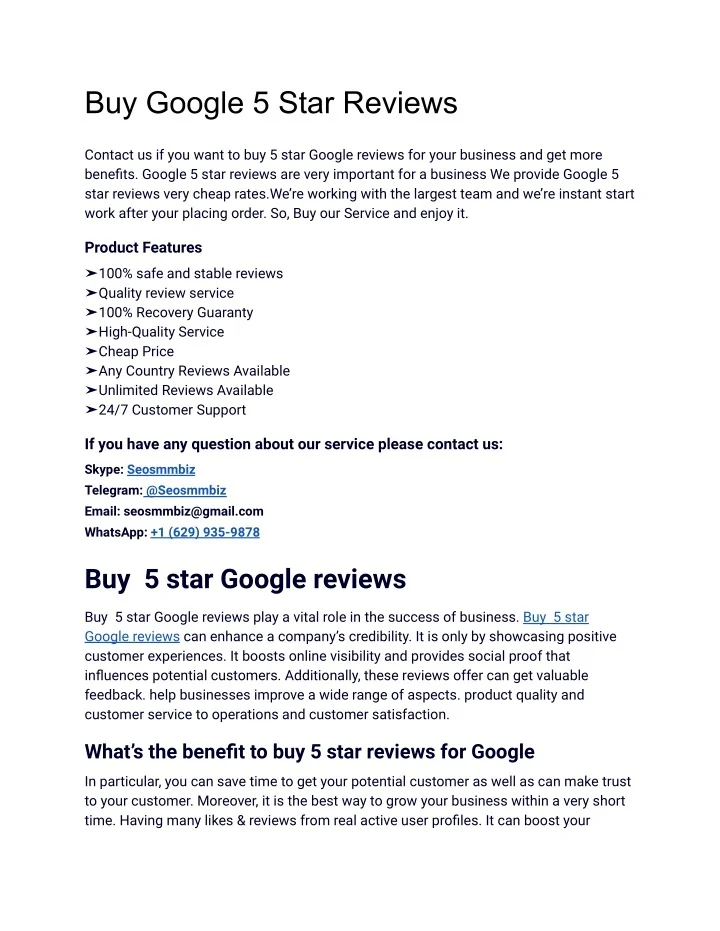 PPT - How beneficial is a Google 5 Star Reviews PowerPoint Presentation ...