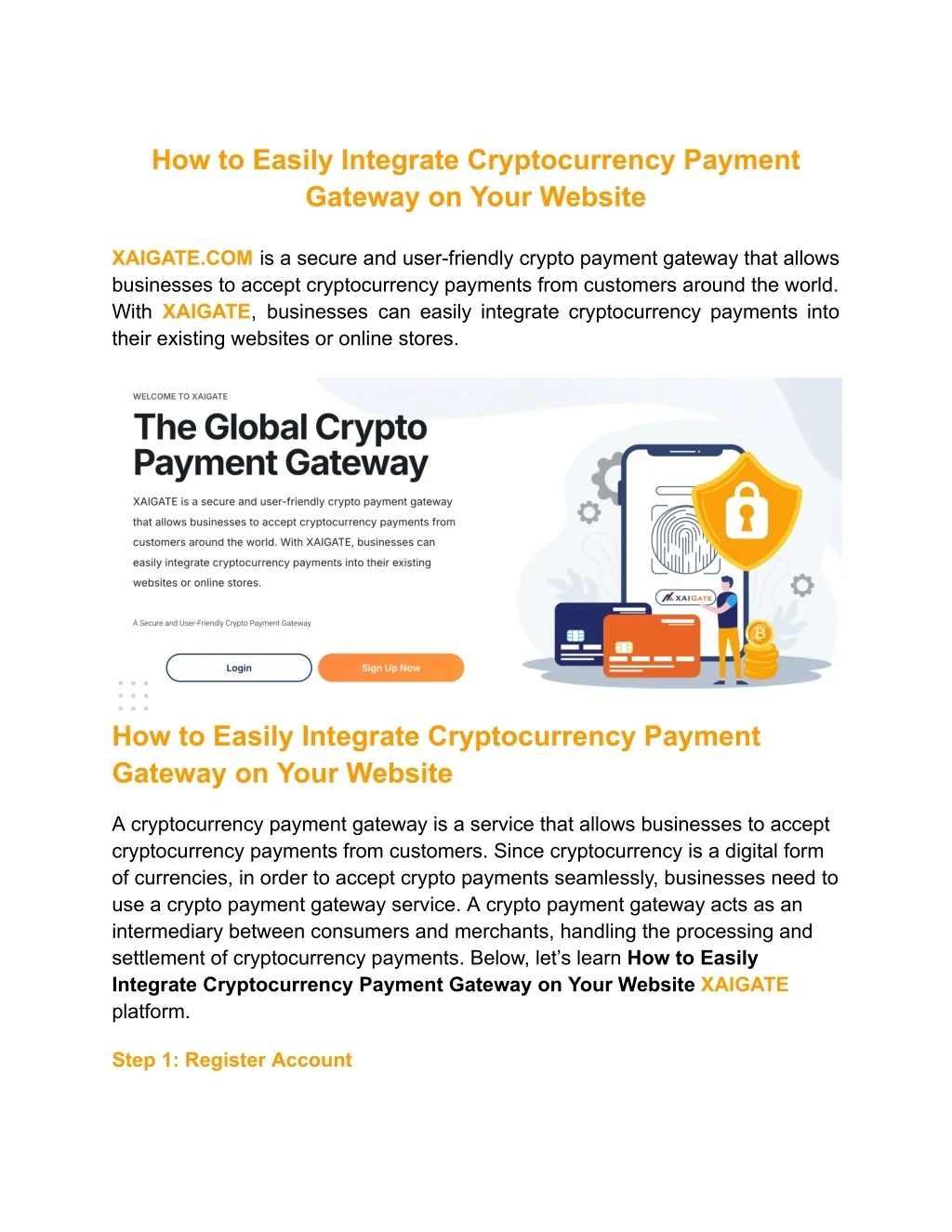 PPT - How to Easily Integrate Cryptocurrency Payment Gateway on Your ...