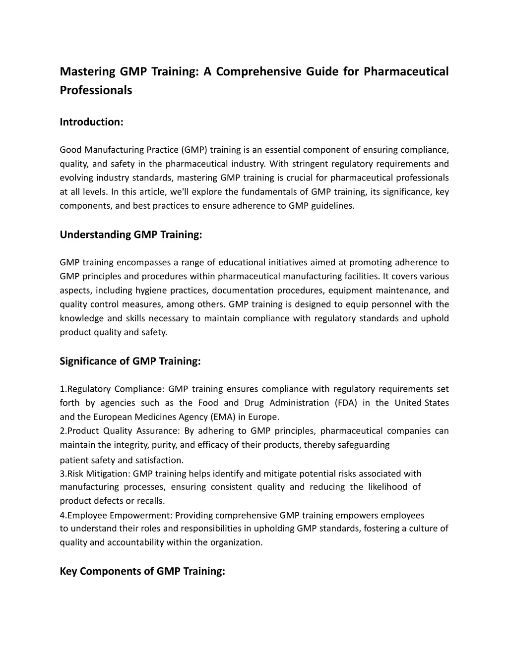 PPT - GMP training PowerPoint Presentation, free download - ID:13659398