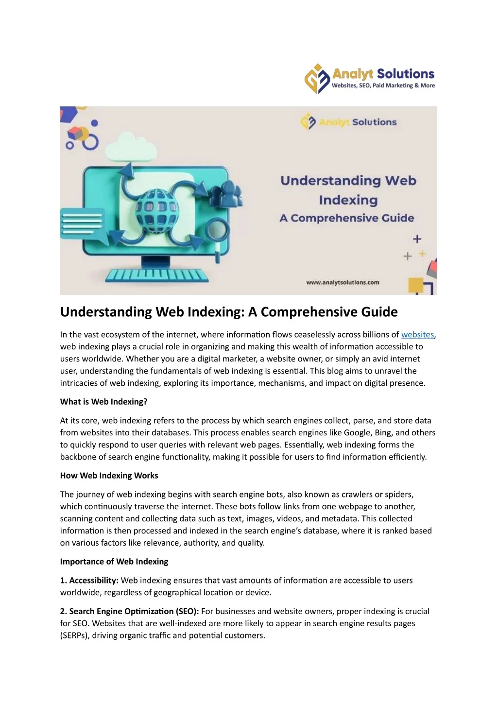 PPT - Understanding Web Indexing A Comprehensive Guide PowerPoint Presentation - ID:13659443