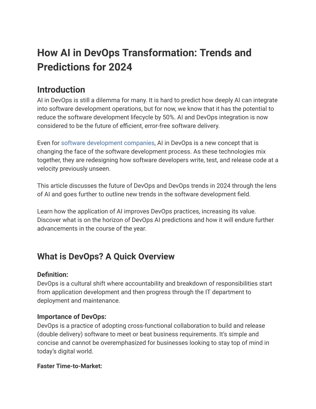 PPT - How AI in DevOps Transformation_ Trends and Predictions for 2024 ...