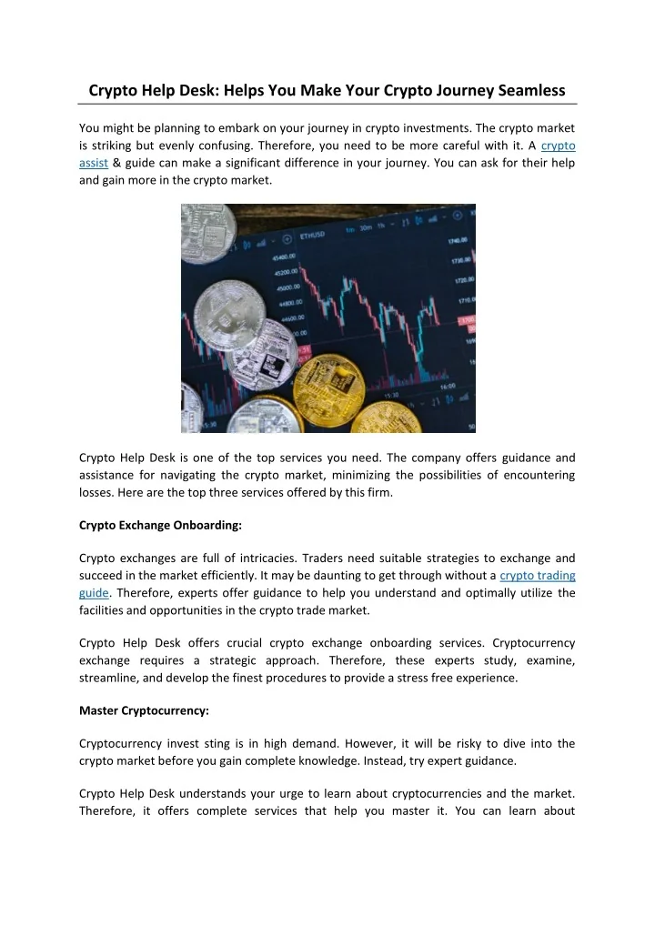 PPT - Why Expert Guidance Is Crucial for Successful Cryptocurrency ...