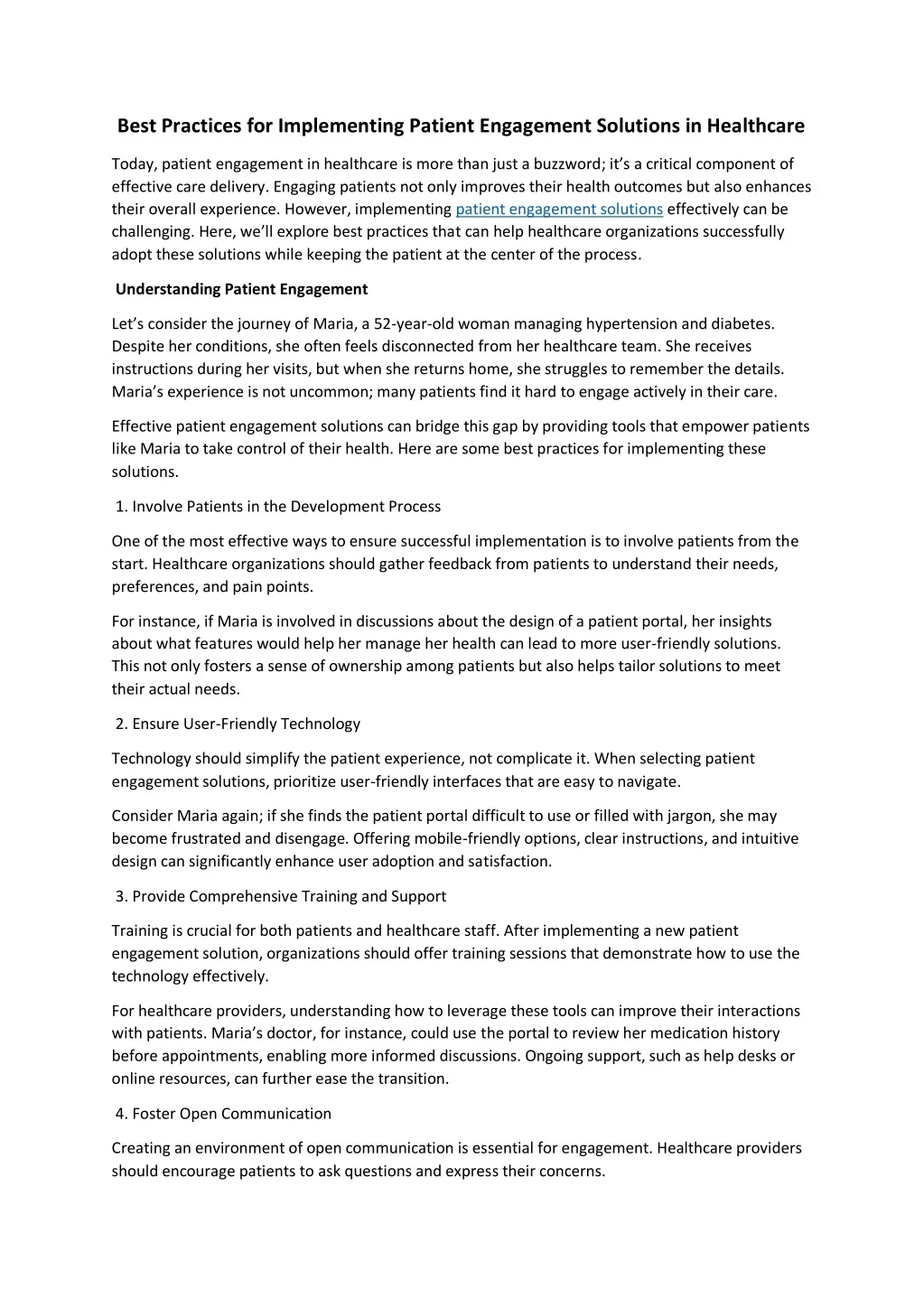 PPT - Best Practices for Implementing Patient Engagement Solutions in ...