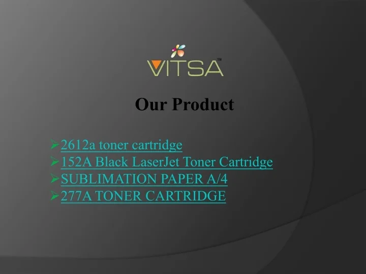 PPT - Buy 166A Toner Cartridge - Vista Printing Supplies PowerPoint Presentation - ID:13661584