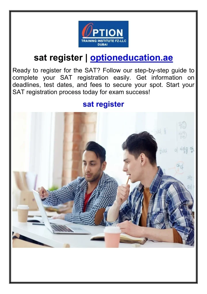 PPT - sat register optioneducation.ae PowerPoint Presentation, free ...
