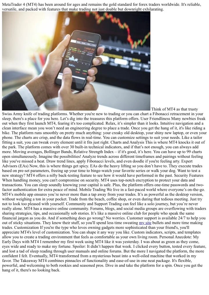 PPT - Mastering MetaTrader 4: Your Ultimate Guide to Trading Success PowerPoint Presentation ...