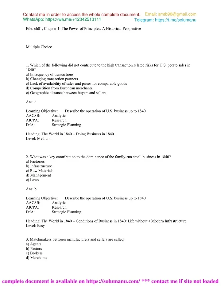 PPT - Test Bank Economics of Strategy 7th Edition by Besanko and ...