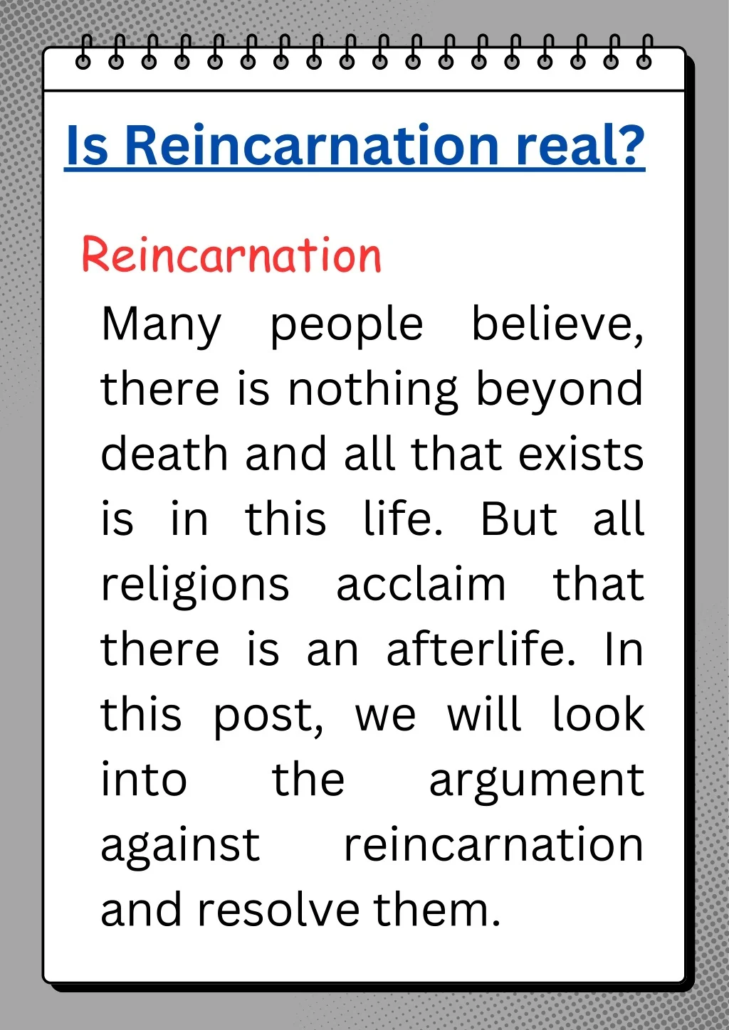 PPT - Is Reincarnation real? rebirth possible or not? PowerPoint ...