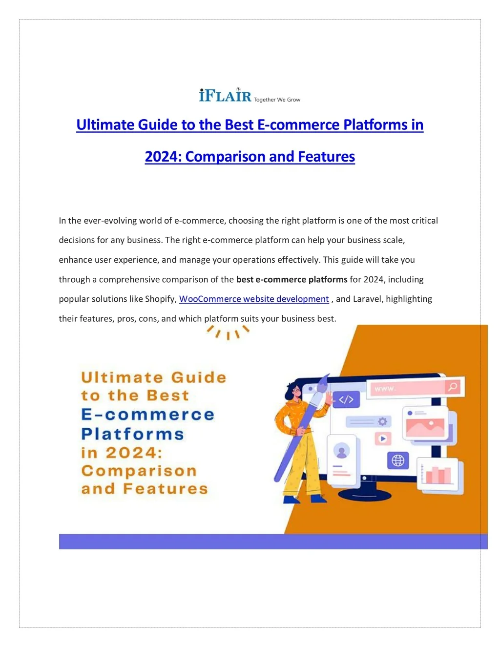 PPT - Ultimate Guide to the Best E-commerce Platforms in 2024 ...