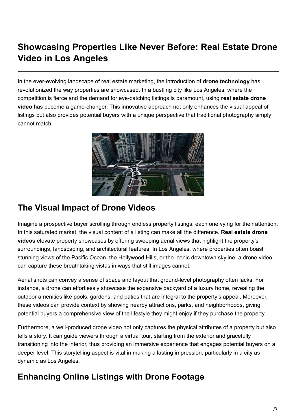 PPT - Showcasing Properties Like Never Before Real Estate Drone Video ...