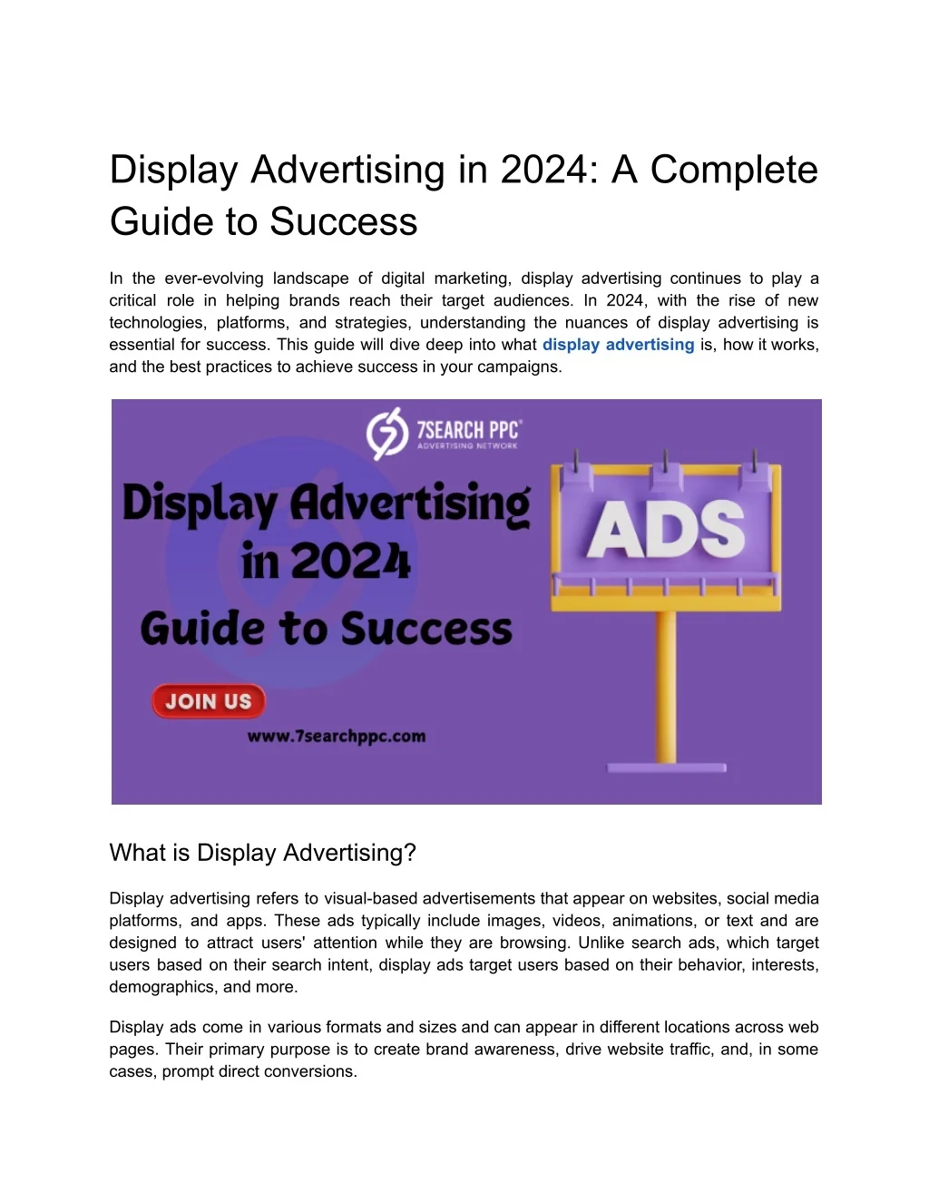 PPT - Display Advertising in 2024_ A Complete Guide to Success ...