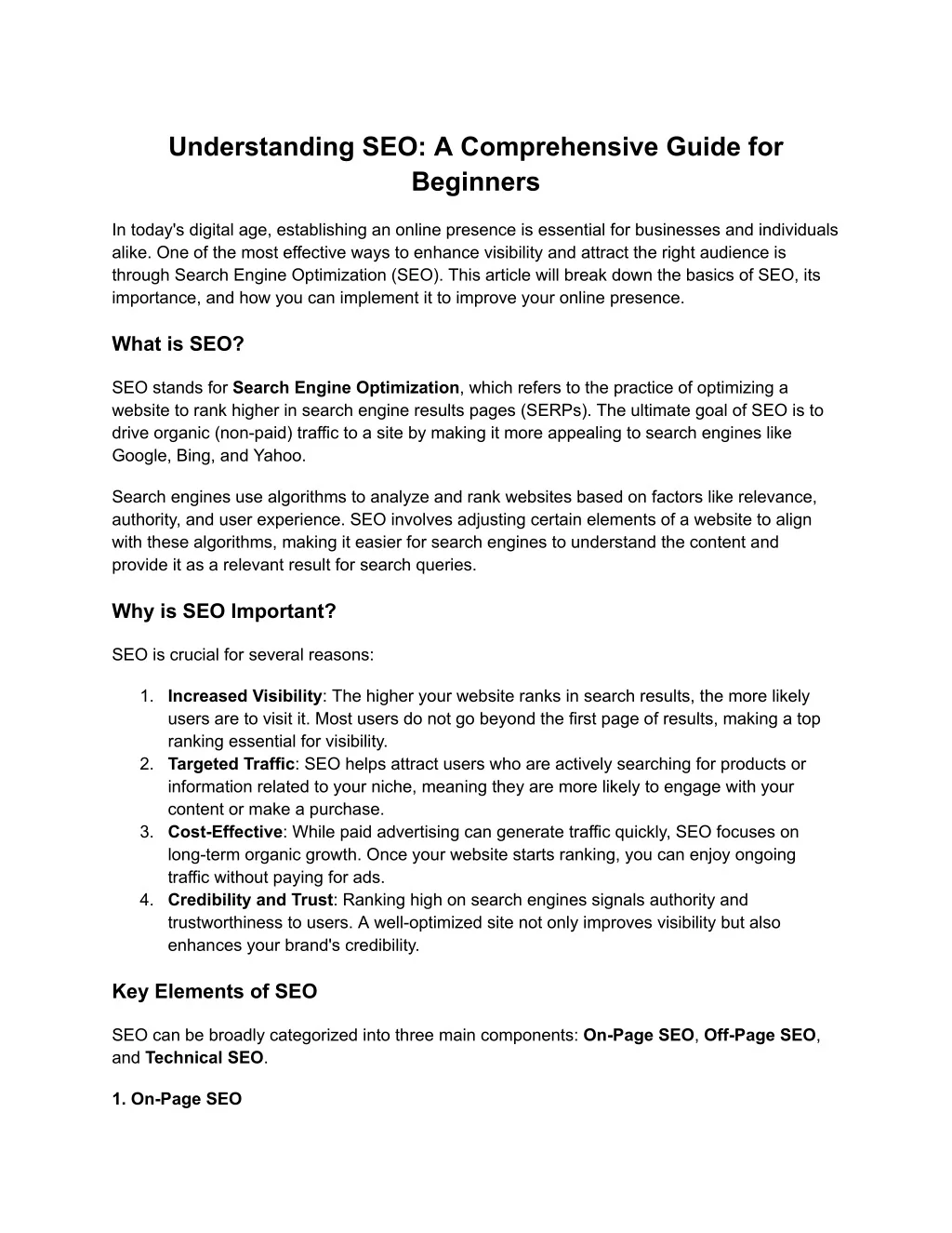 PPT - Understanding SEO_ A Comprehensive Guide for Beginners PowerPoint ...