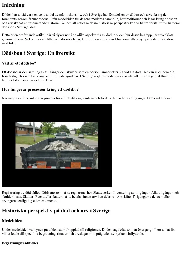 PPT - Historiska perspektiv på död och arv i Sverige PowerPoint ...