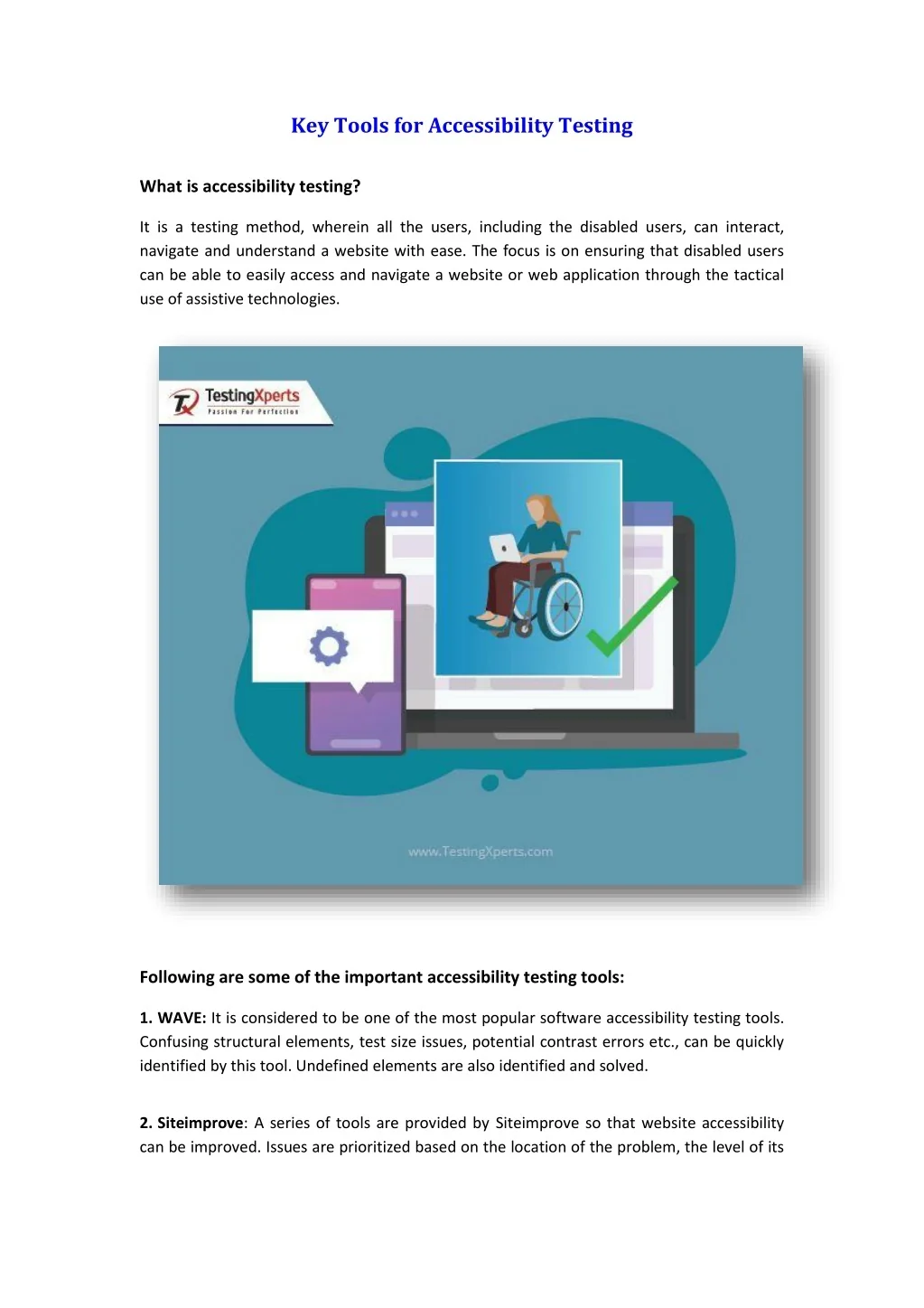 PPT - Key Tools for Accessibility Testing PowerPoint Presentation, free ...