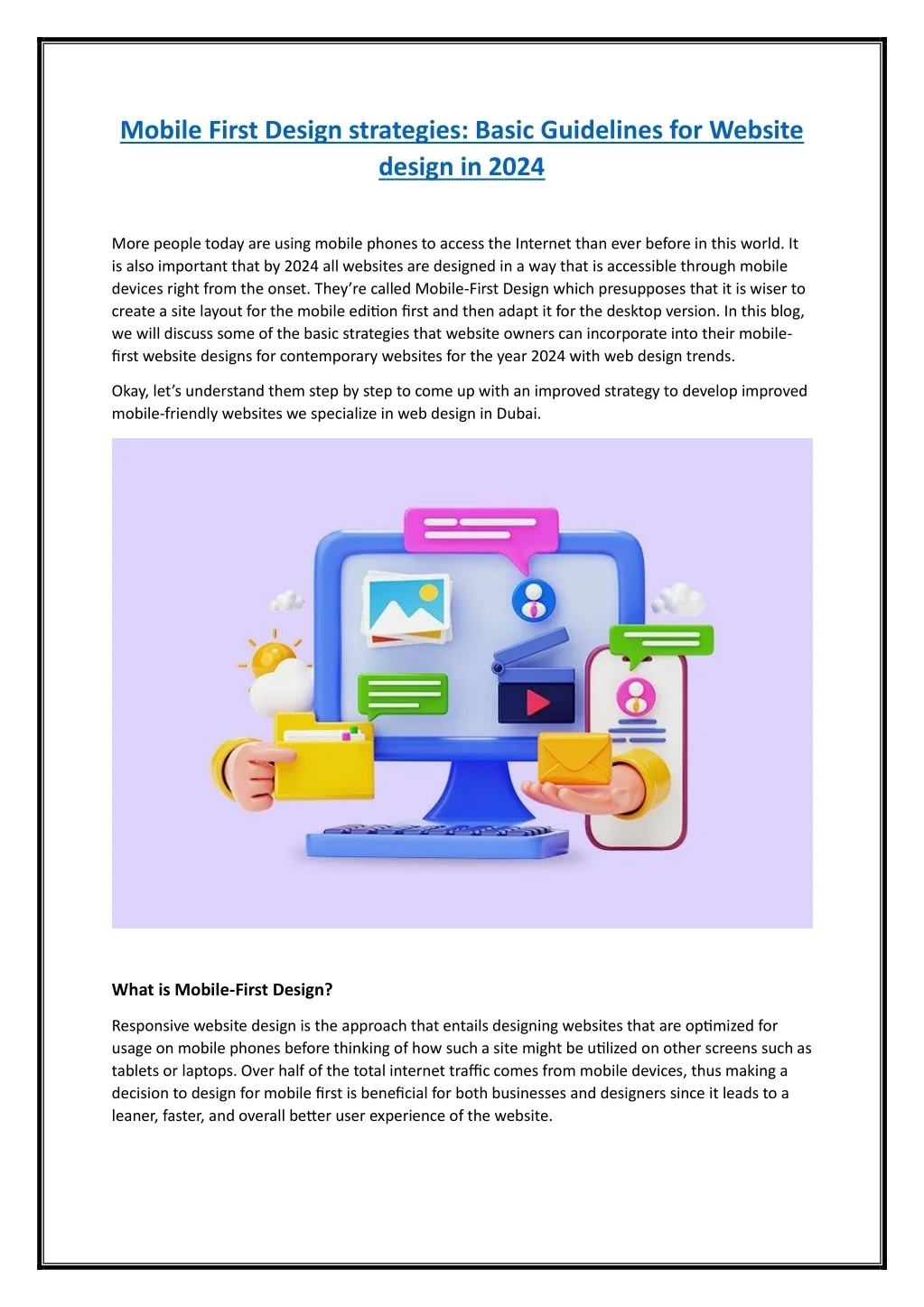 PPT - Mobile First Design strategies Basic Guidelines for Website ...
