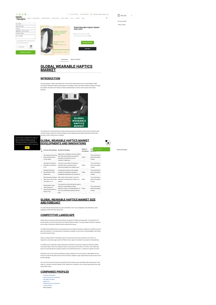 PPT - Wearable Haptics Market Expansion Outlook by 2030 PowerPoint ...