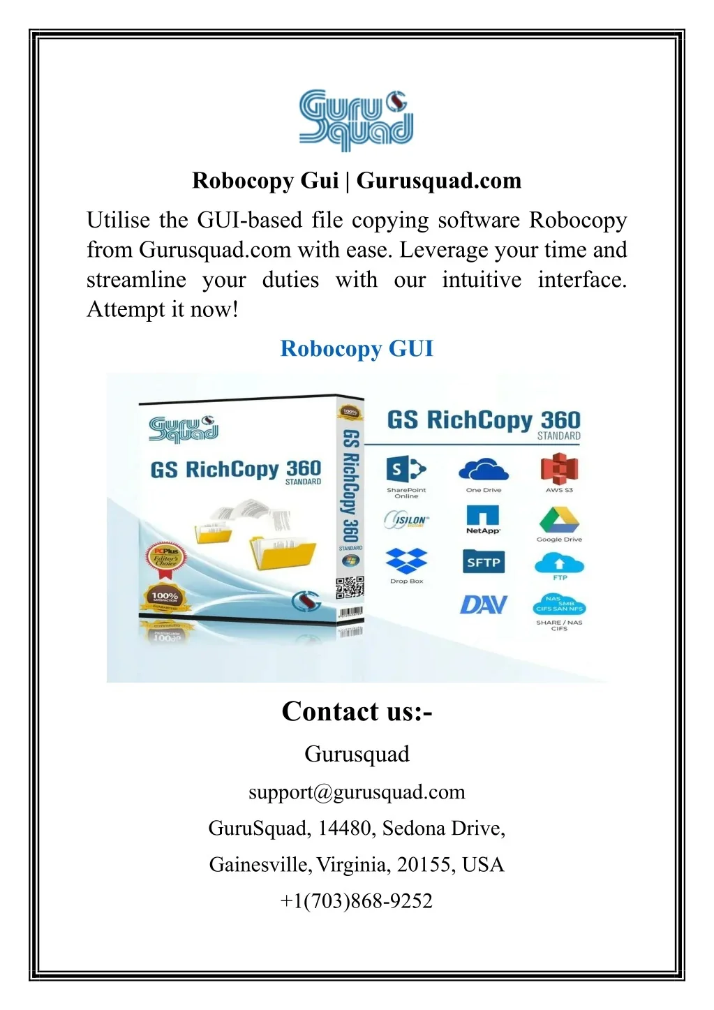 PPT - Robocopy Gui Gurusquad PowerPoint Presentation, free download - ID:13689682