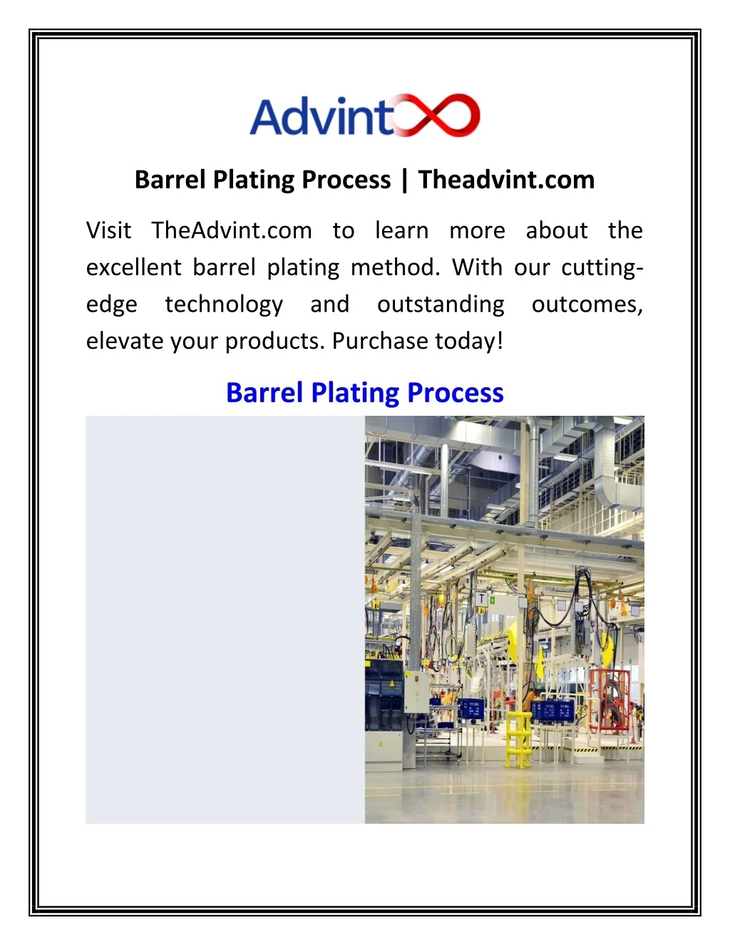 PPT - Barrel Plating Process | Theadvint.com PowerPoint Presentation ...