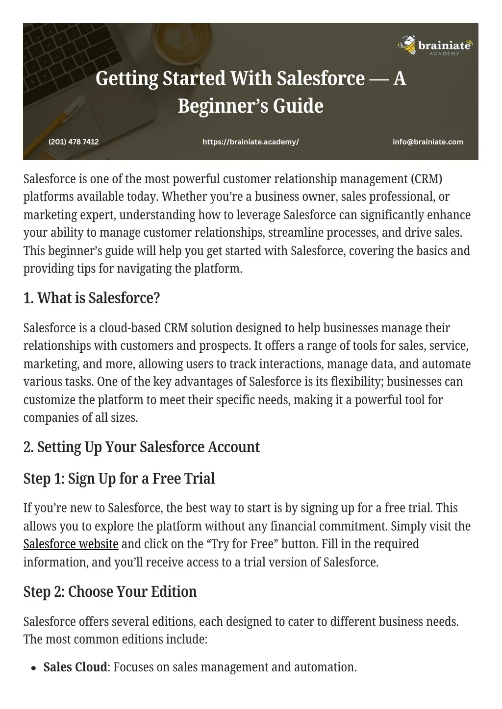 PPT - Getting Started With Salesforce - A Beginner’s Guide PowerPoint ...