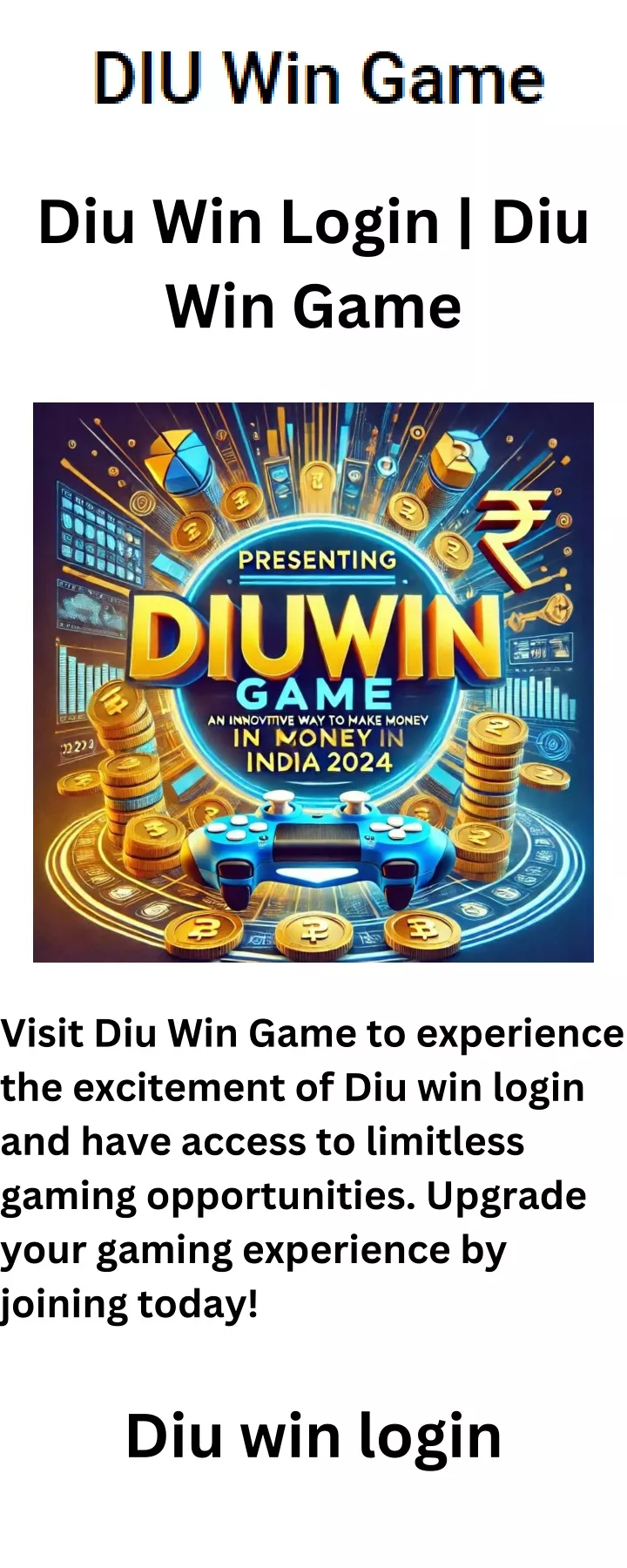 PPT - Diu Win Login Diu Win Game PowerPoint Presentation, free download ... PPT - Diu Win Login Diu Win Game PowerPoint Presentation, free download ...