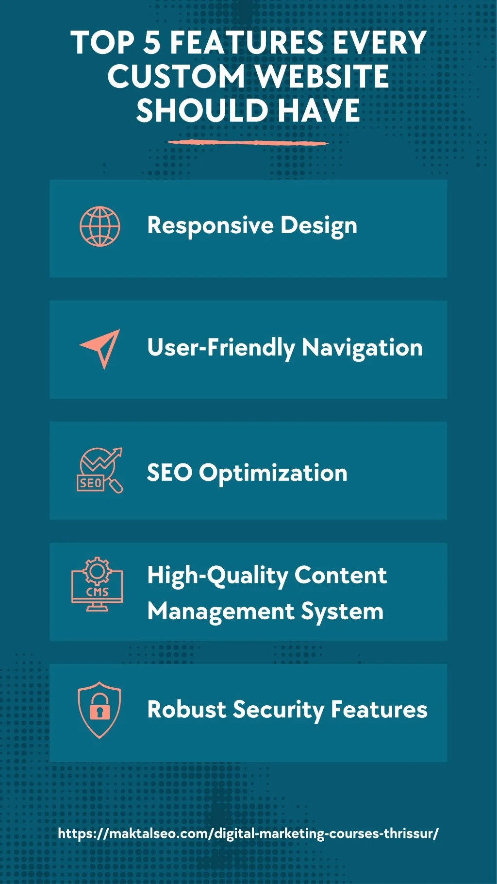 PPT - Top 5 Features Every Custom Website Should Have PowerPoint ...